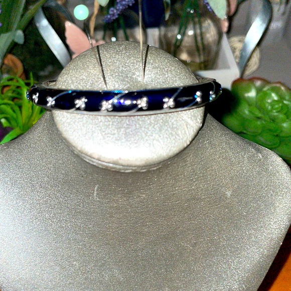 Napier | Jewelry | Napier Blue Silver Bracelet | Poshmark